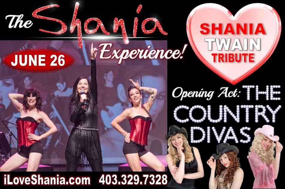 The Shania Experience w/ Opening Acts The Country Divas - Allied Arts Council of Lethbridge